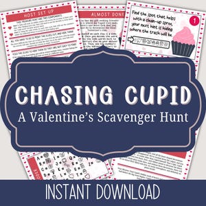 Valentine's Day Scavenger Hunt for Kids I Printable Indoor Game I Fun ...