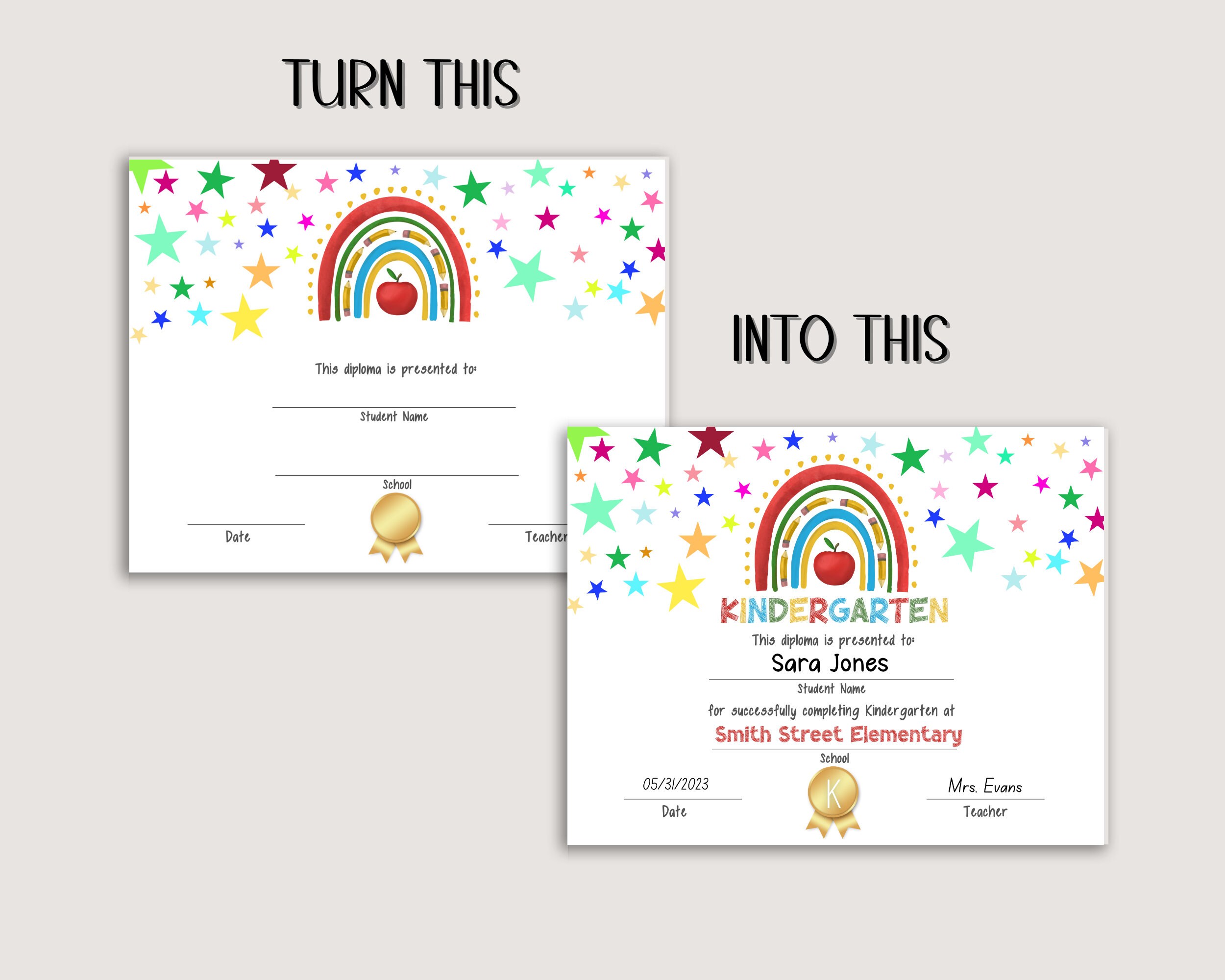 Personalized Graduation Diploma Template | Personalize With Canva ...