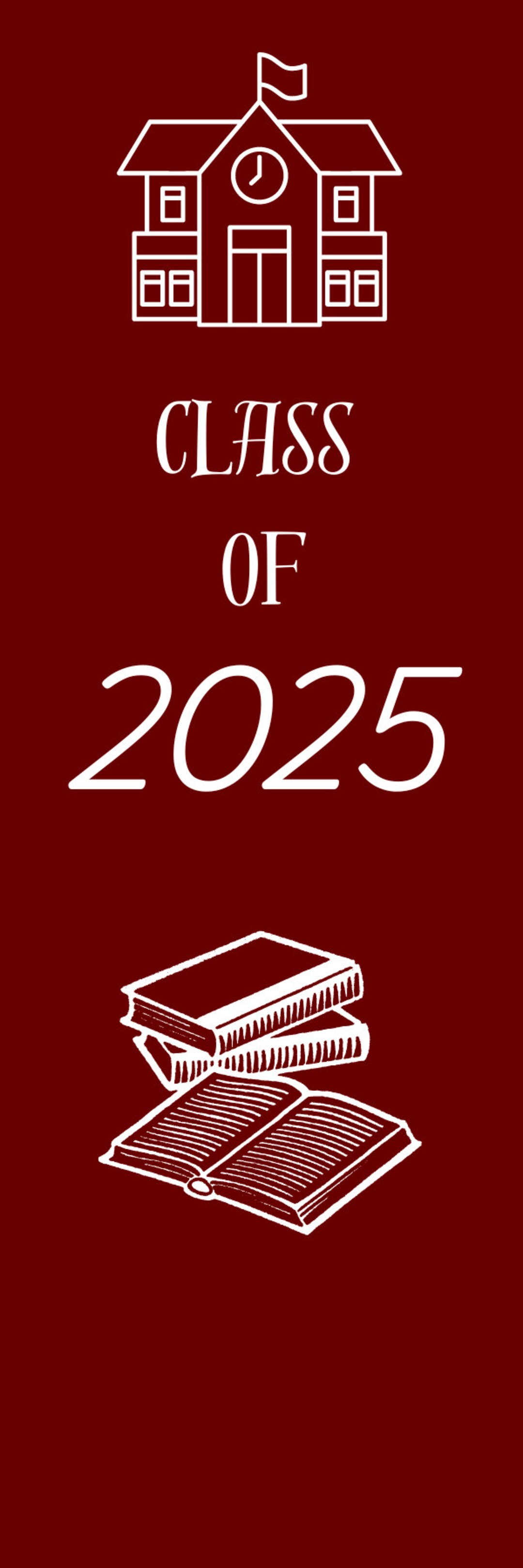 Printable Class of 2025 Bookmarks - Etsy