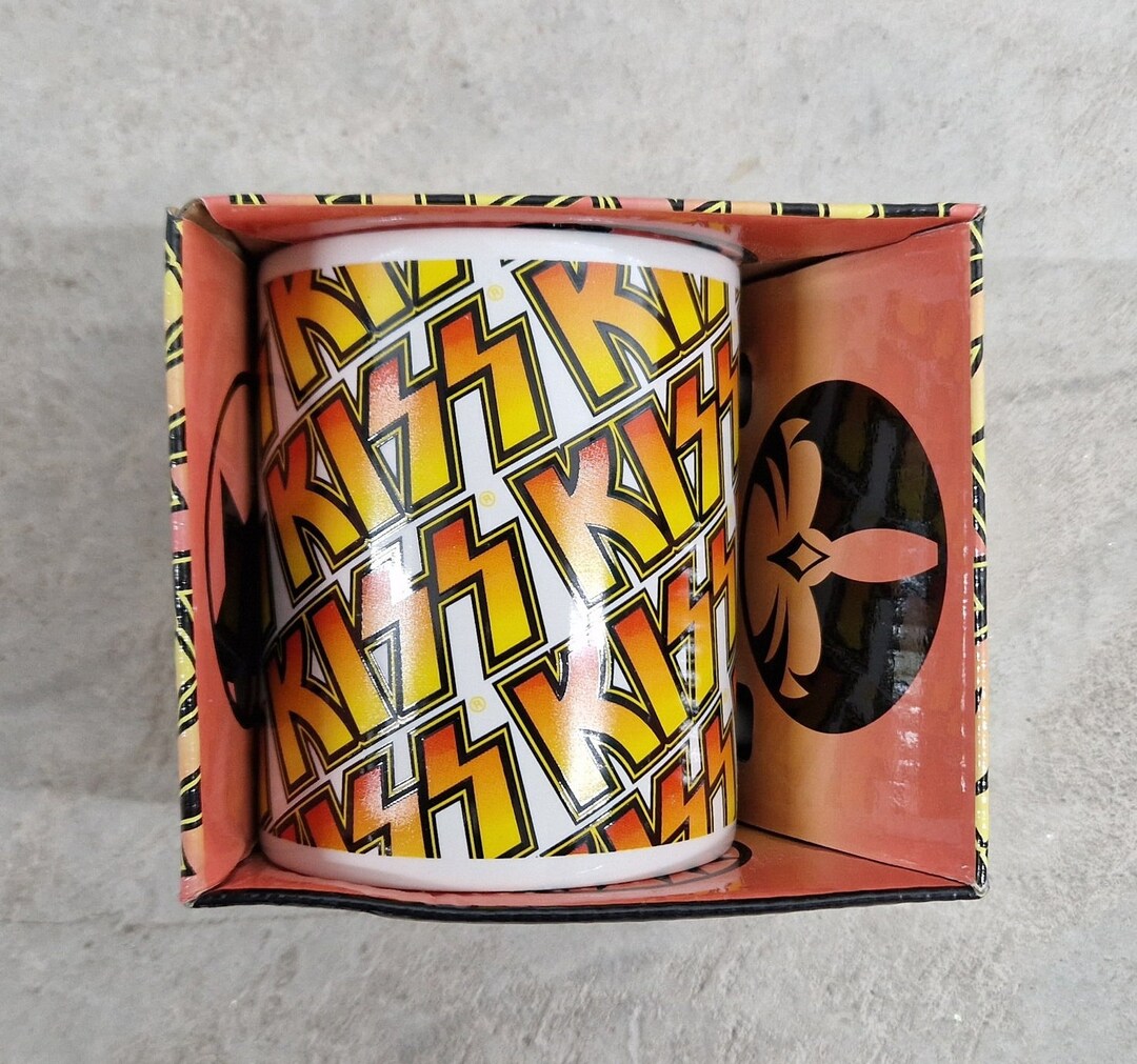 KISS Ceramic Mug Officially Licensed Kise Logo Brand - Etsy