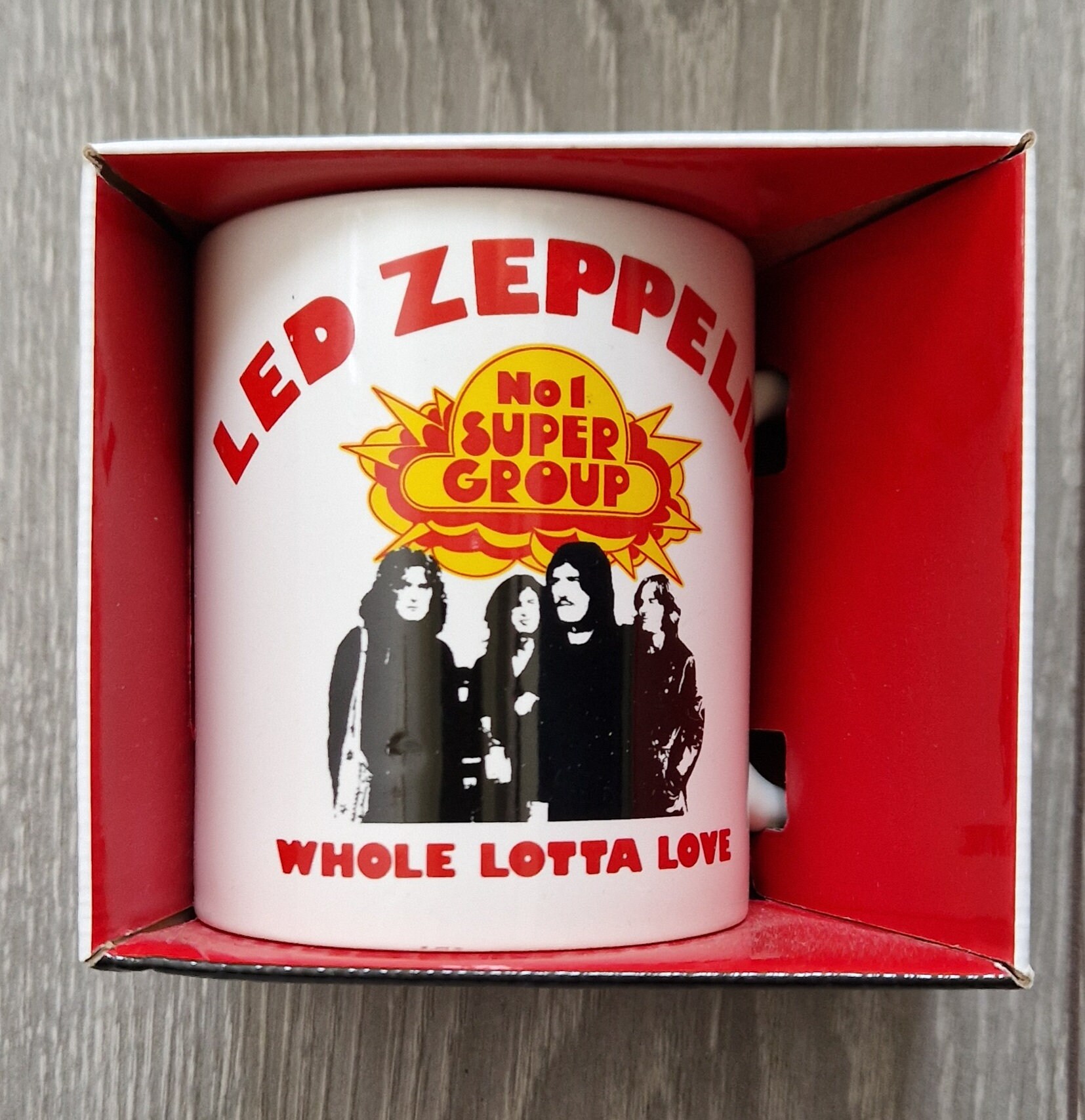 Led Zeppelin WHOLE LOTTA LOVE Coffee Mug New Original Rock off Live ...