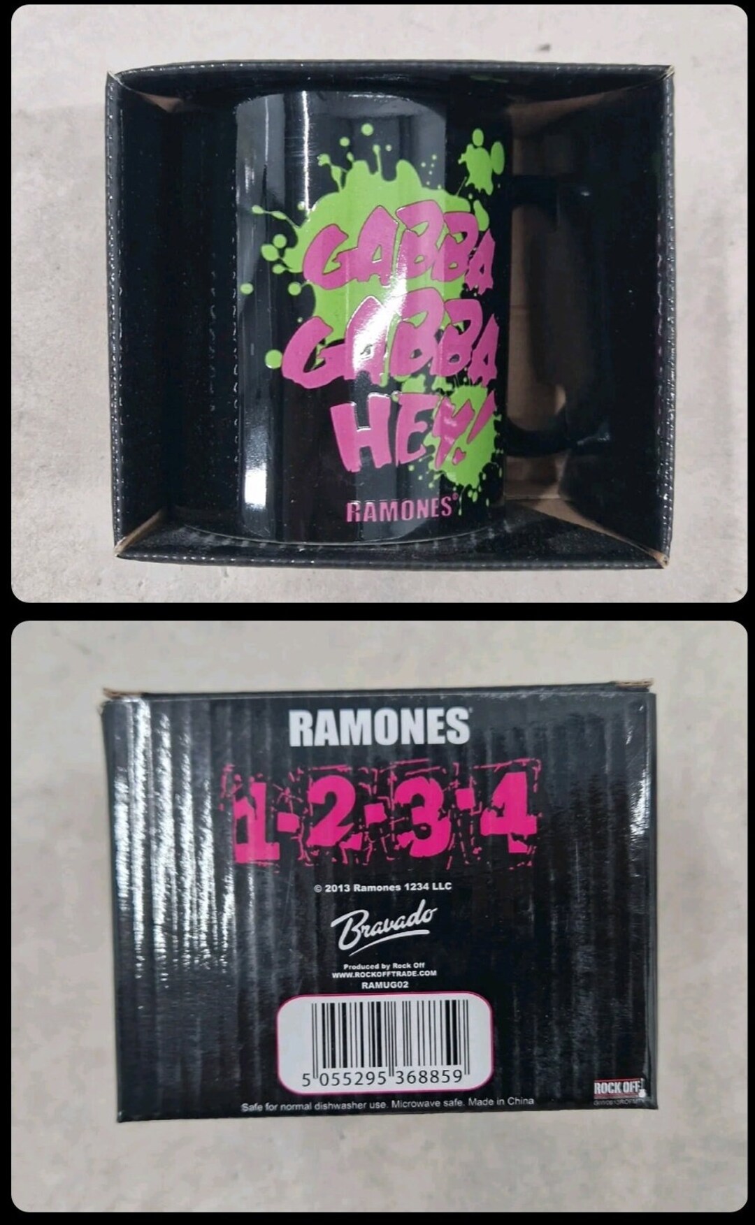 Ramones Gabba Gabba Hey Officially Licensed Mug/cup 11oz brand New in ...