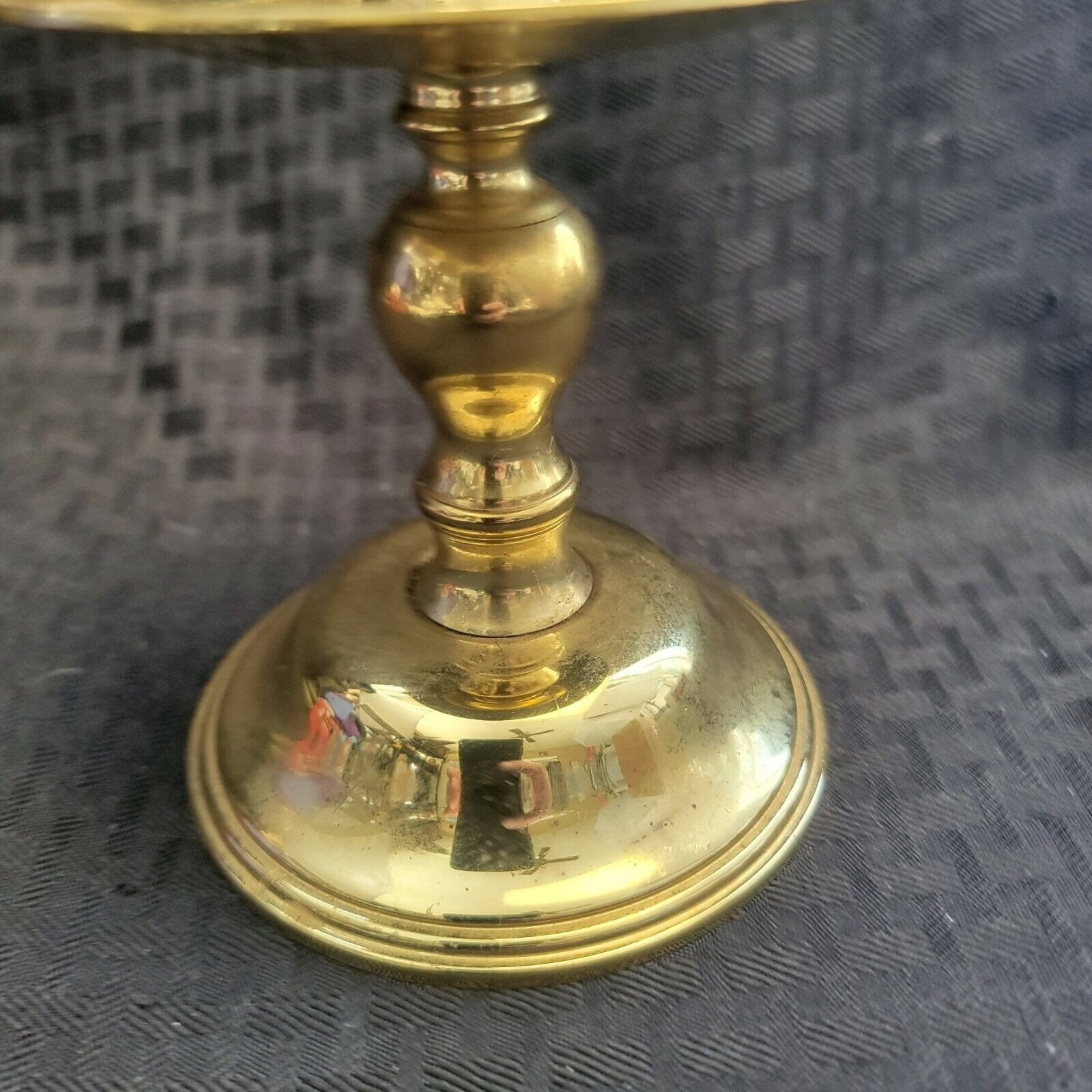 Heavy Brass Candlesticks With Drip Tray 8 1/4" - Etsy