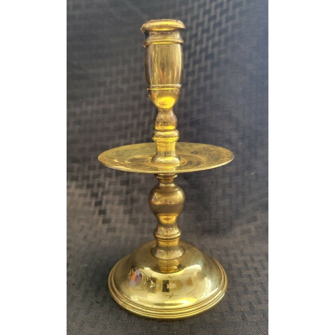 Heavy Brass Candlesticks With Drip Tray 8 1/4" - Etsy