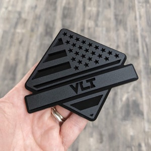 Fender Badge Pair - Custom Text American Flag - Fits 2021+ Bronco ...