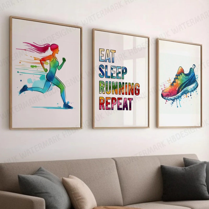 Running Decor - Etsy