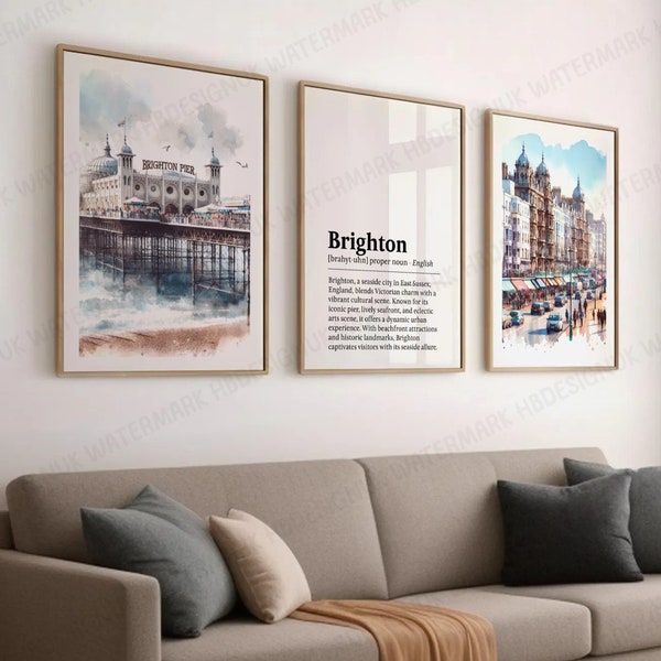 Brighton Poster - Etsy UK