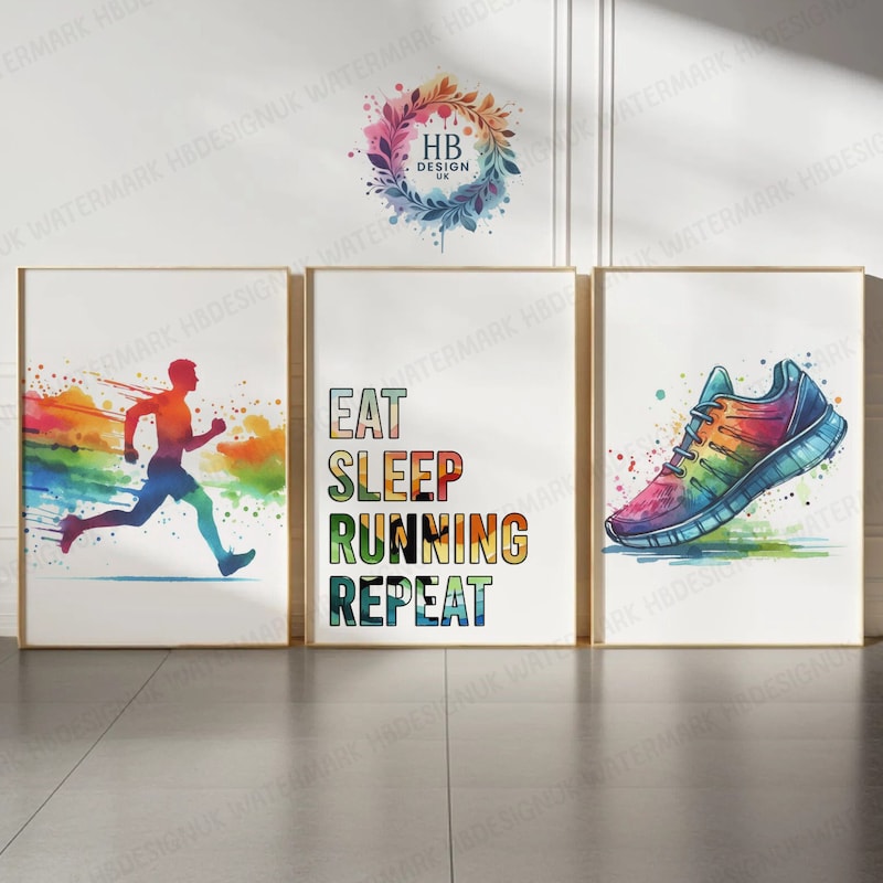Running Art - Etsy