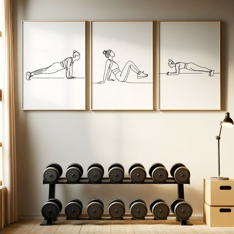 Gym Wall Art - Etsy