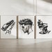 Barber Wall Art Set - 3 Barbers Posters | Haircut Shop Print | Men's ...