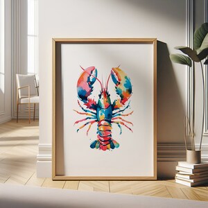 Watercolour Sea Creature Prints - 3 Colourful Posters | Painting Design ...