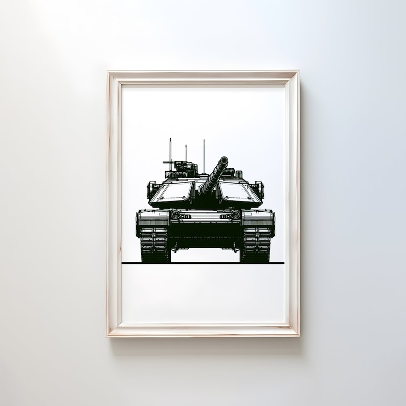 Military Tank Print Set - 3 Tanks Posters | Watercolour Design | Boys ...