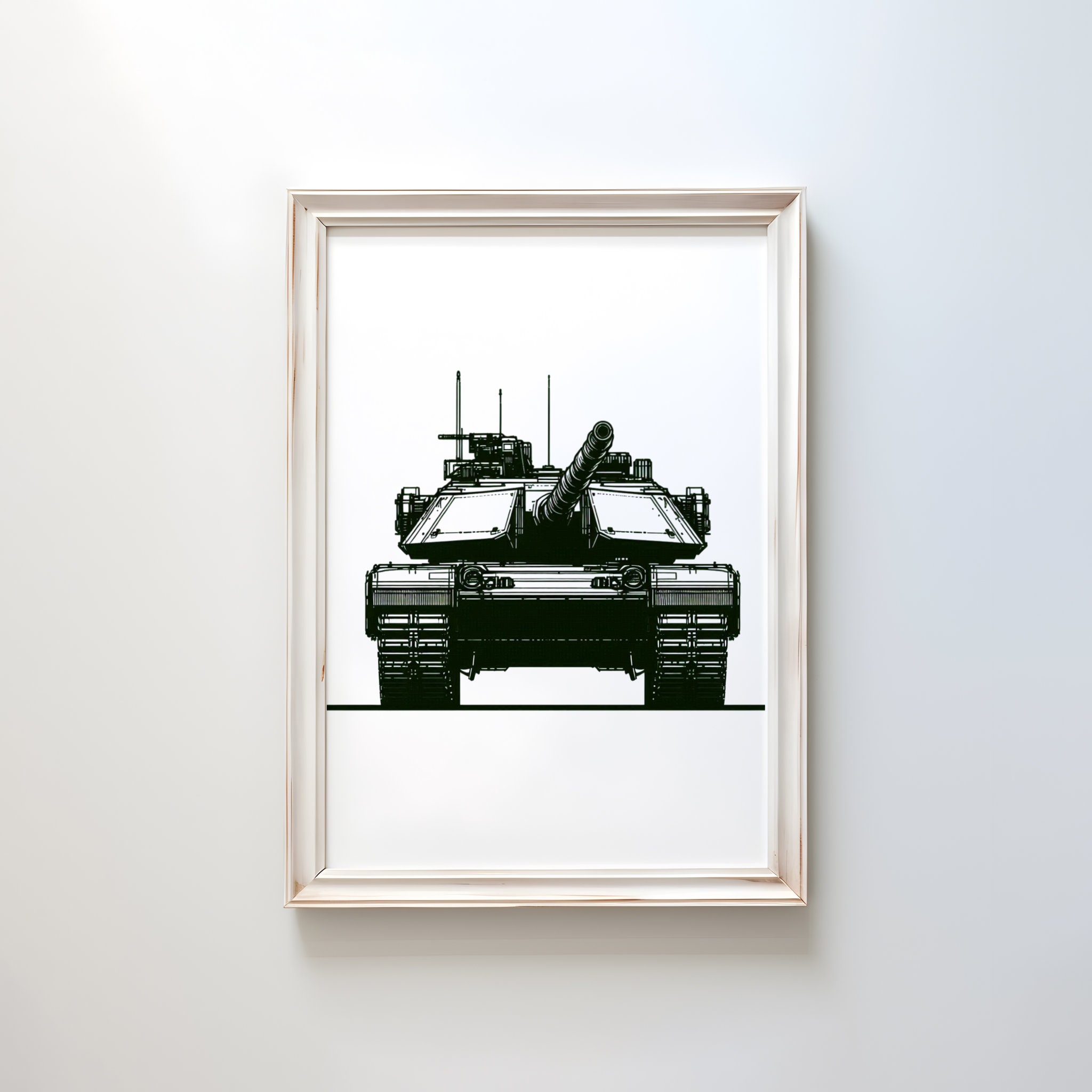 Military Tank Print Set 3 Tanks Posters Watercolour Design Boys Room ...