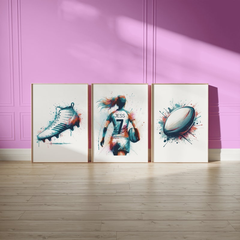 Rugby Paintings - Etsy