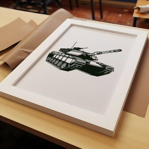 Military Tank Print Set - 3 Tanks Posters | Watercolour Design | Boys ...