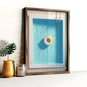 Swimming Pool Print Set - 3 Posters | Gift for Swimmer | Swim Art ...