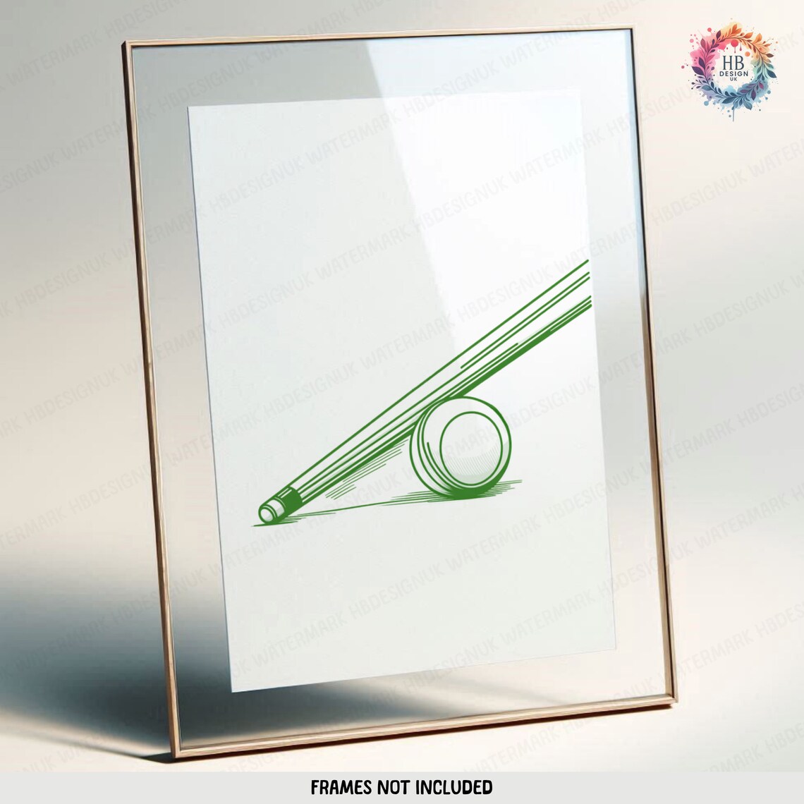 Minimal Green Snooker Prints - Set of 3 Posters | Line Art Design | 8 ...