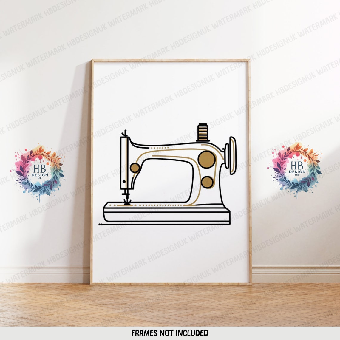 Minimal Boho Sewing Wall Art - Set of 3 Prints | Poster Artwork | Line ...