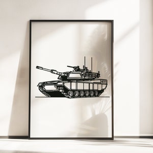 Military Tank Print Set - 3 Tanks Posters | Watercolour Design | Boys ...