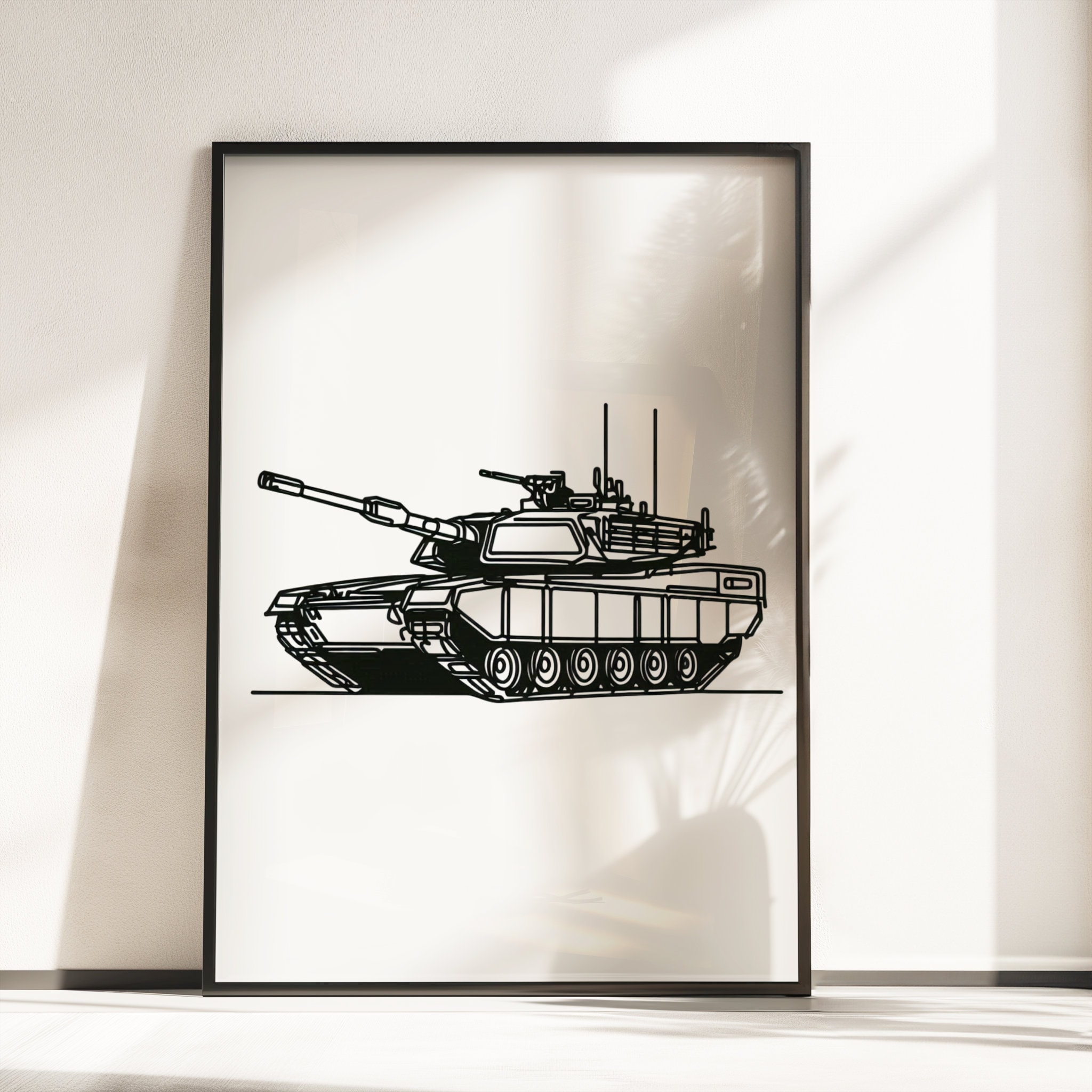 Military Tank Print Set 3 Tanks Posters Watercolour Design Boys Room ...