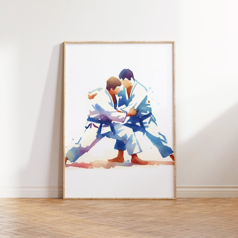Jiu Jitsu Poster Set - 3 Prints | Wall Art Gifts | Martial Arts Gift ...