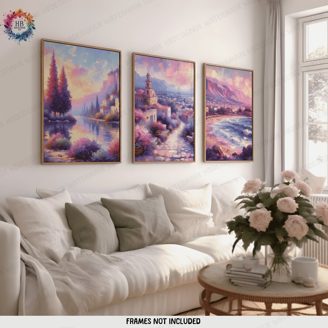 Cyprus Poster Prints - Set of 3 Posters | Vintage Wall Art Decor ...
