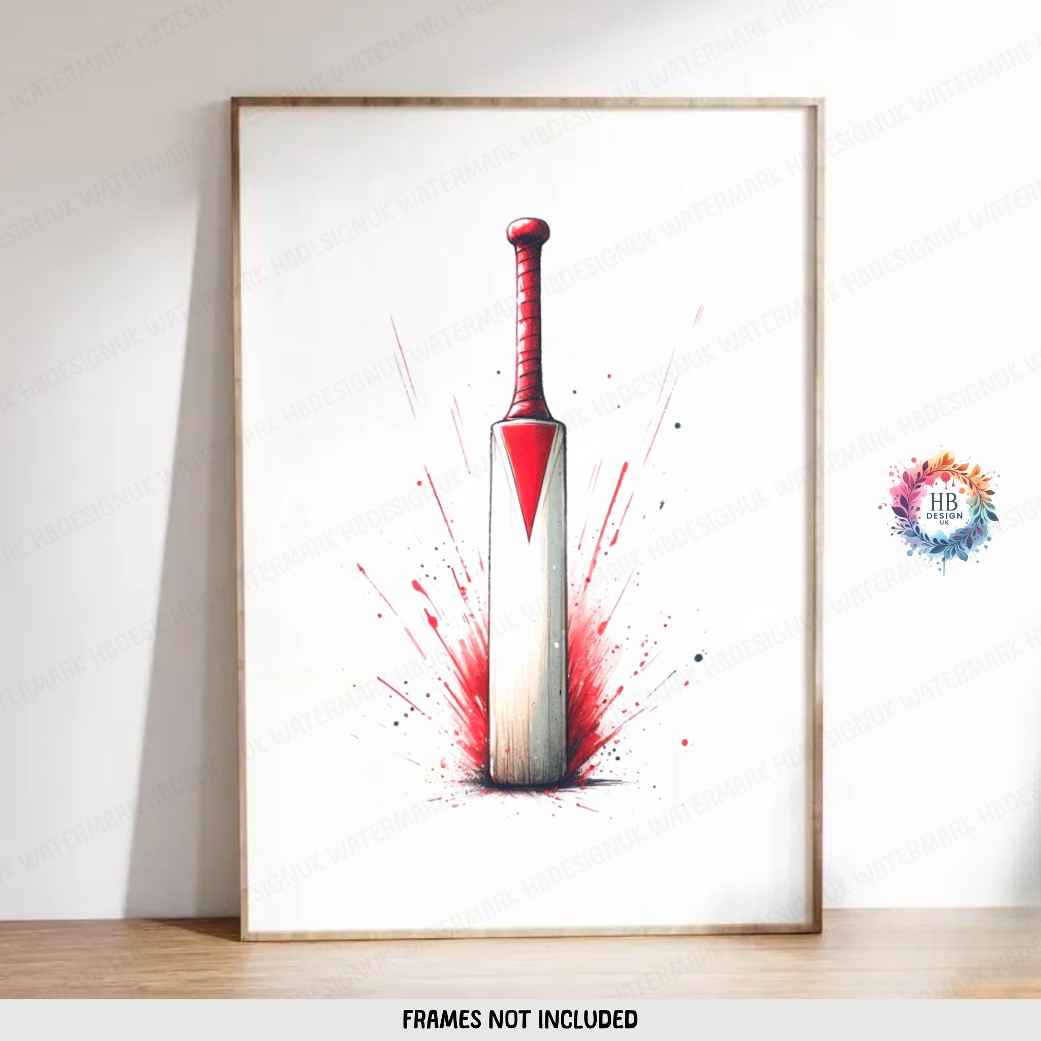 Personalised Cricket Wall Art - Set of 3 Posters | Boys Bedroom Decor ...