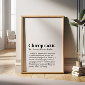 Chiropractic Poster Set - 3 Watercolour Printss | Chiropractor Office ...