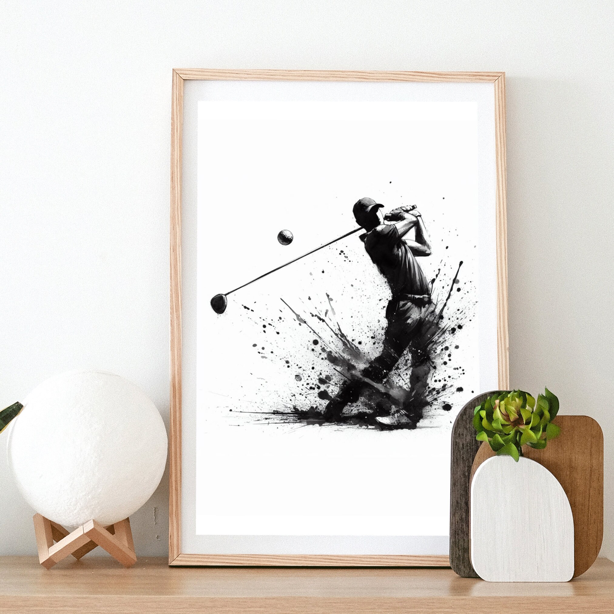 Golf Print Set - Set of 3 Golfing Posters | Golf Gifts for Men ...