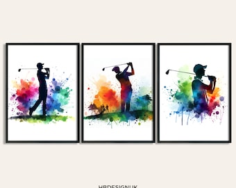 Golf Print Golf Prints Golf Poster Golf Gifts Golfing Gifts Golfing Art ...