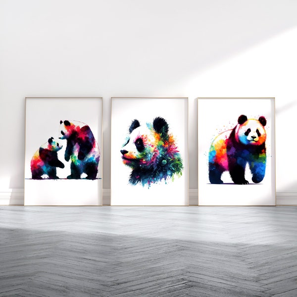 Panda Art - Etsy
