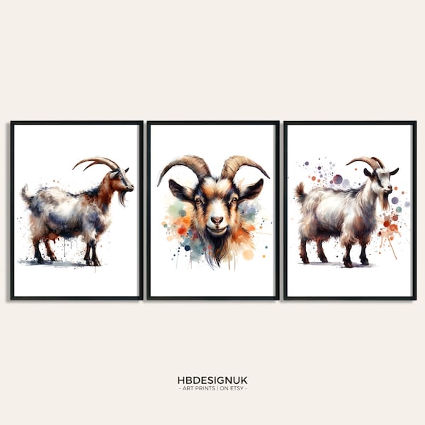 Goat Poster - Etsy