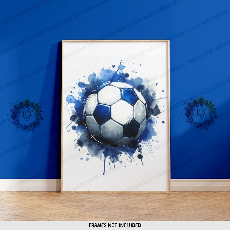 Custom Football Posters - Set of 3 Prints | Boys Bedroom Decor | Kids ...