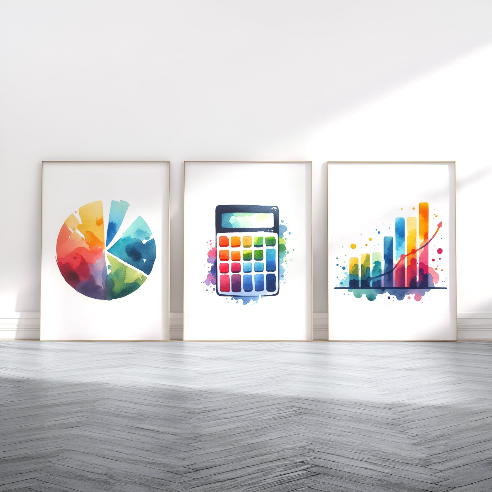 Accountant Print Set - 3 Office Posters | Accounting Gift | Bookkeeper ...