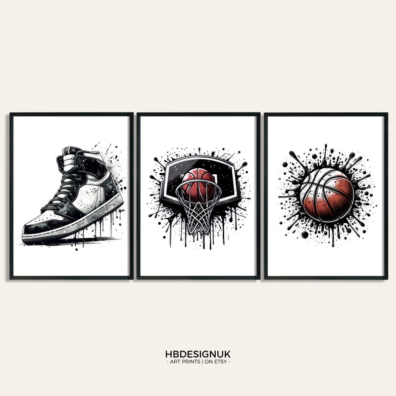 Basketball Print - Etsy