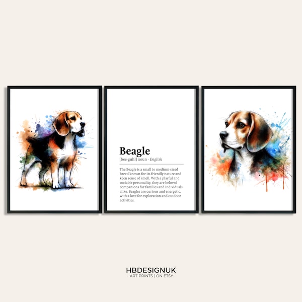 Beagle Art - Etsy
