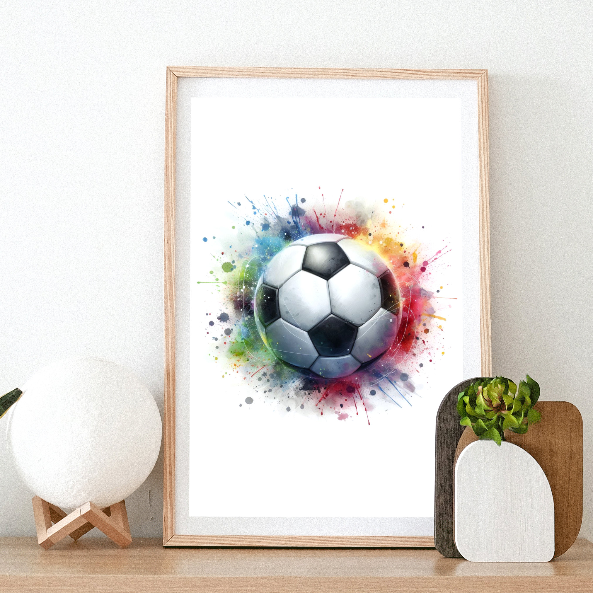 Soccer Print Posters - Soccer Wall Art Set of 3 | Boys Bedroom Decor ...