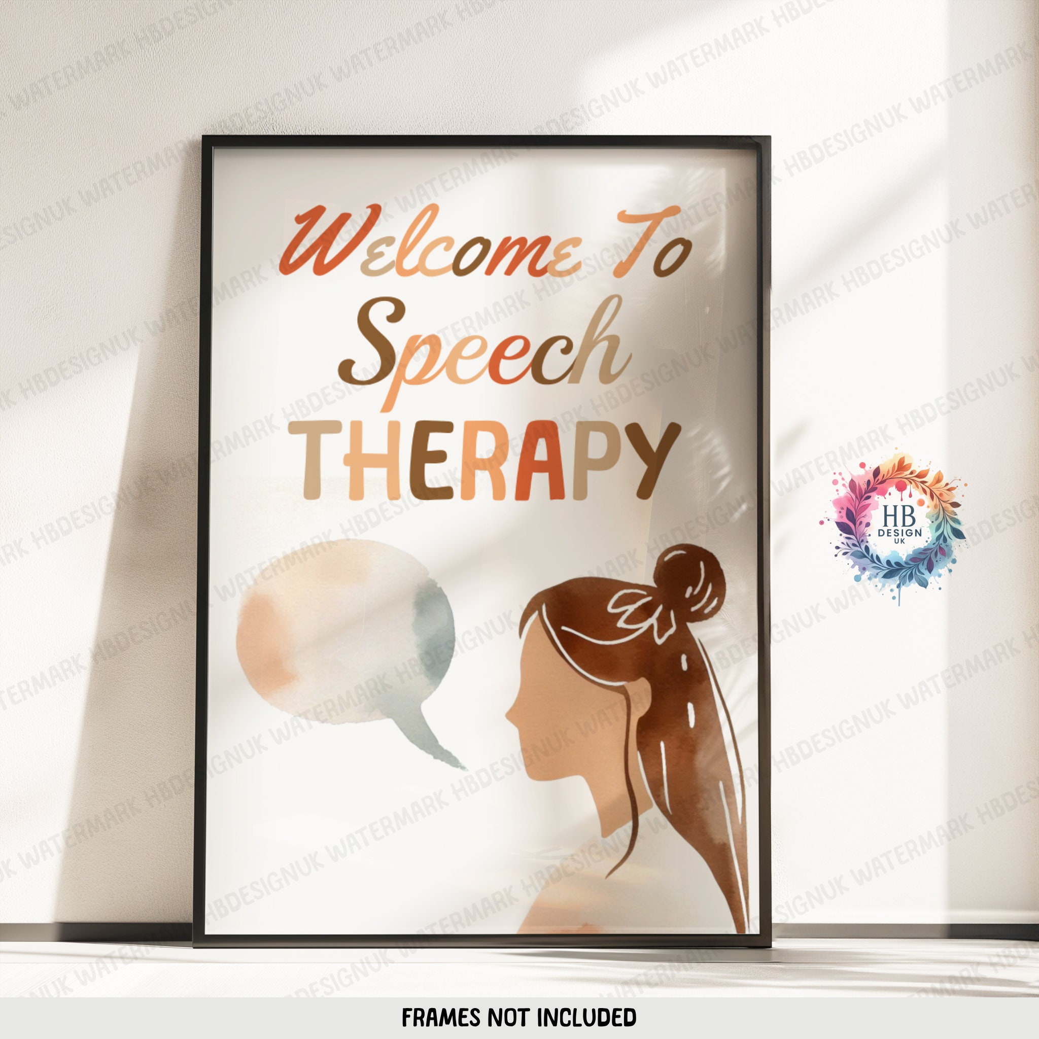 Speech Therapy Prints - Set of 3 Wall Art | SLP Office Decor | Speech ...