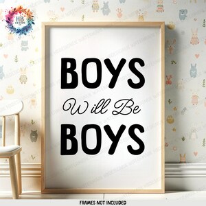 Little Man Cave Poster - Set of 3 Prints | Nursery Room Decor | Little ...