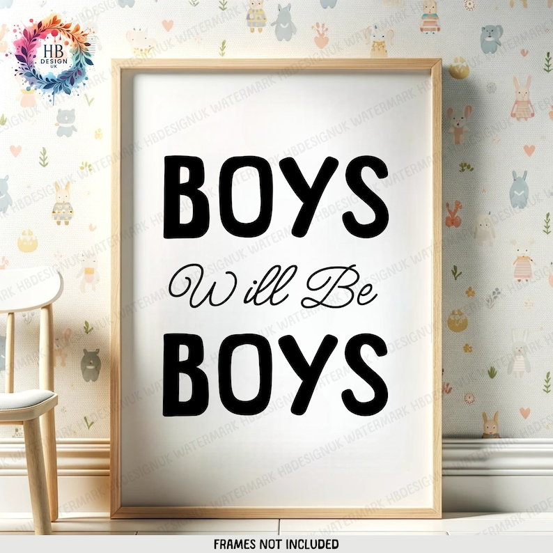 Little Man Cave Poster - Set of 3 Prints | Nursery Room Decor | Little ...