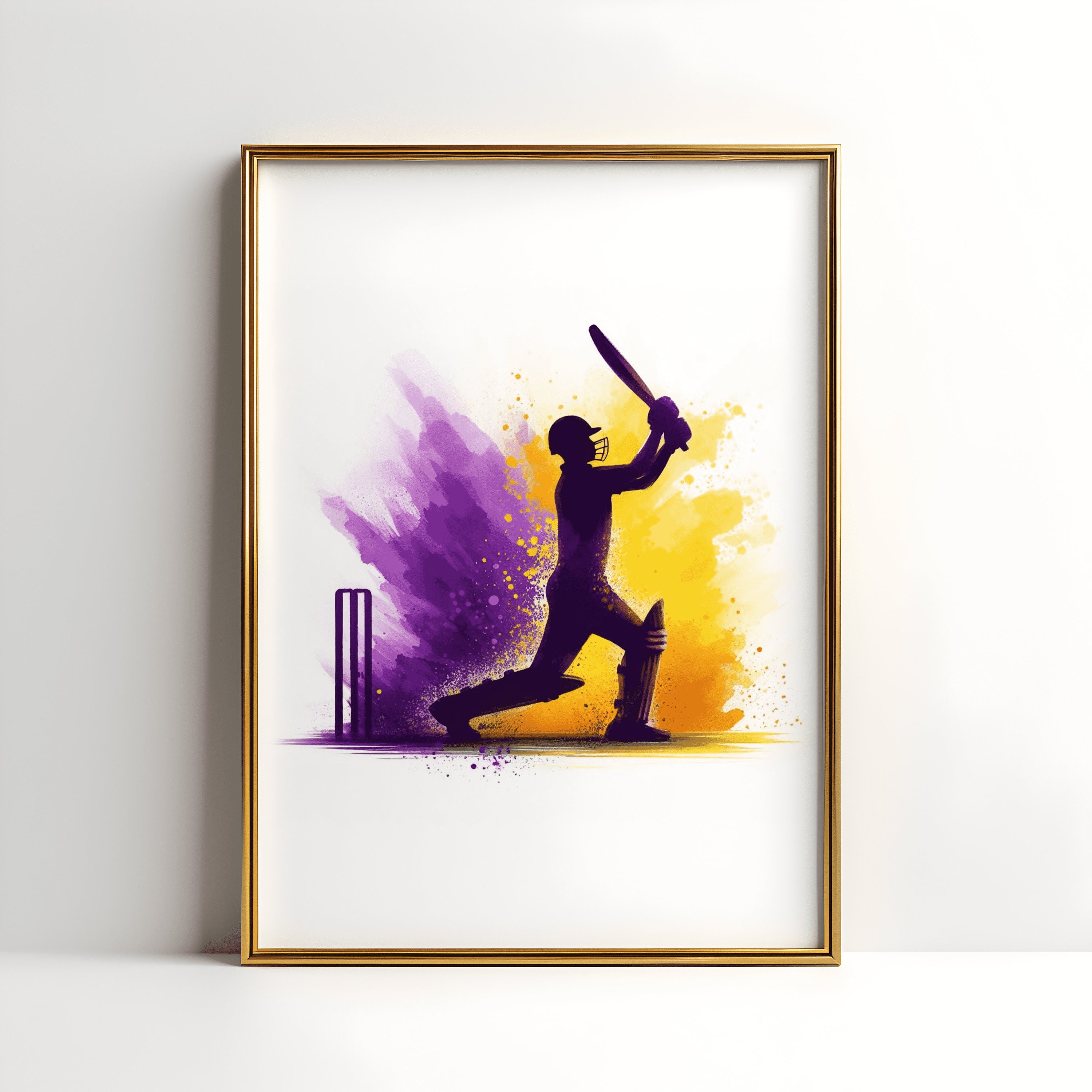 Cricket Poster Set Watercolour Cricket Poster Prints Watercolor Cricket ...
