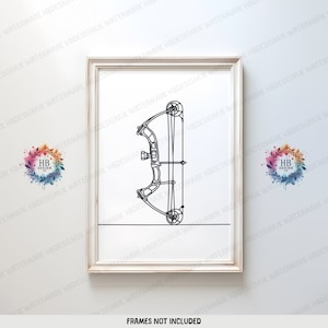 Minimalist Archery Posters - Set of 3 Prints | Archery Wall Art Decor ...