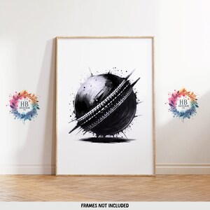 Custom Cricket Prints - Set of 3 Cricket Posters | Personalised Cricket ...