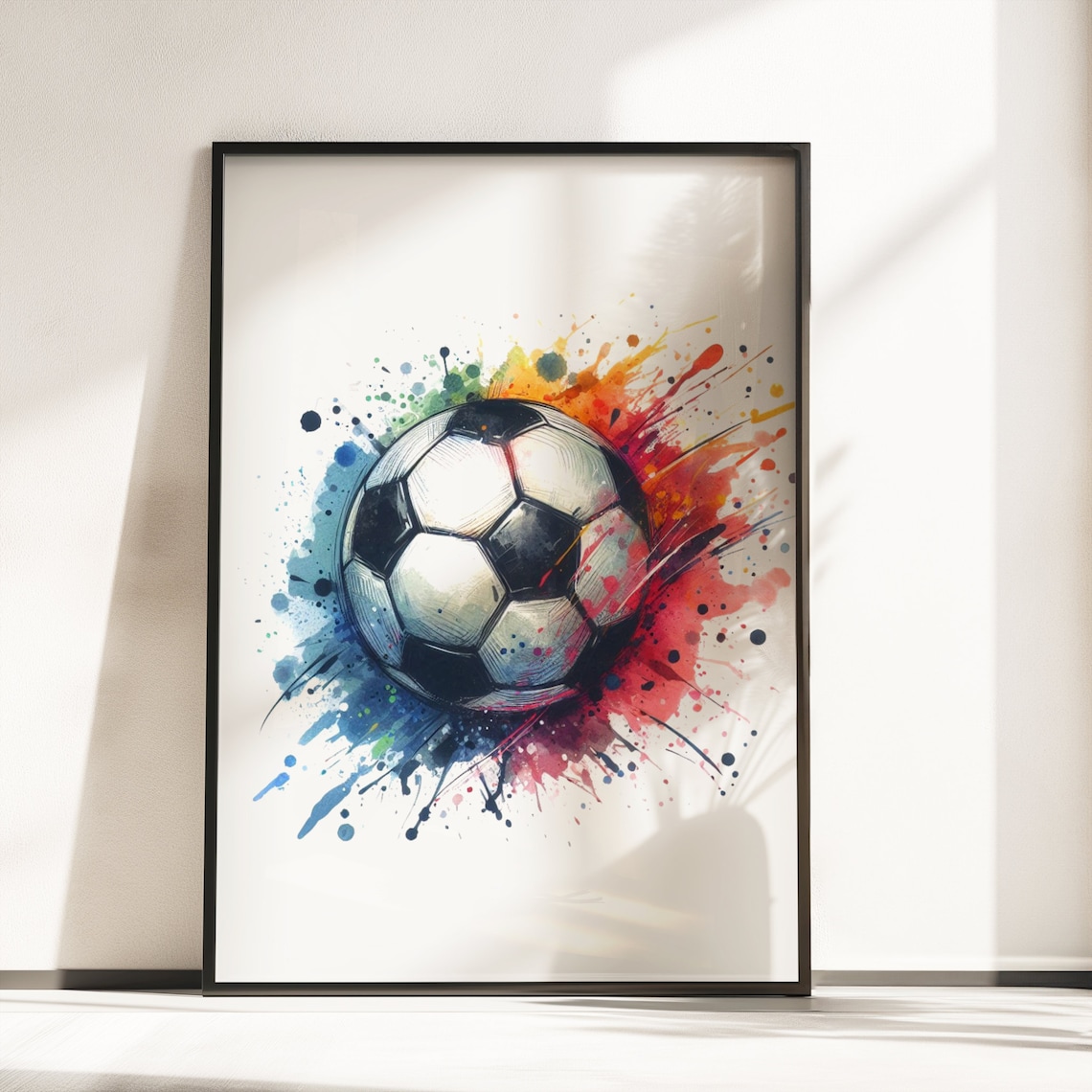 Football Posters Personalised- Set of 3 Prints | Boys Bedroom Decor ...
