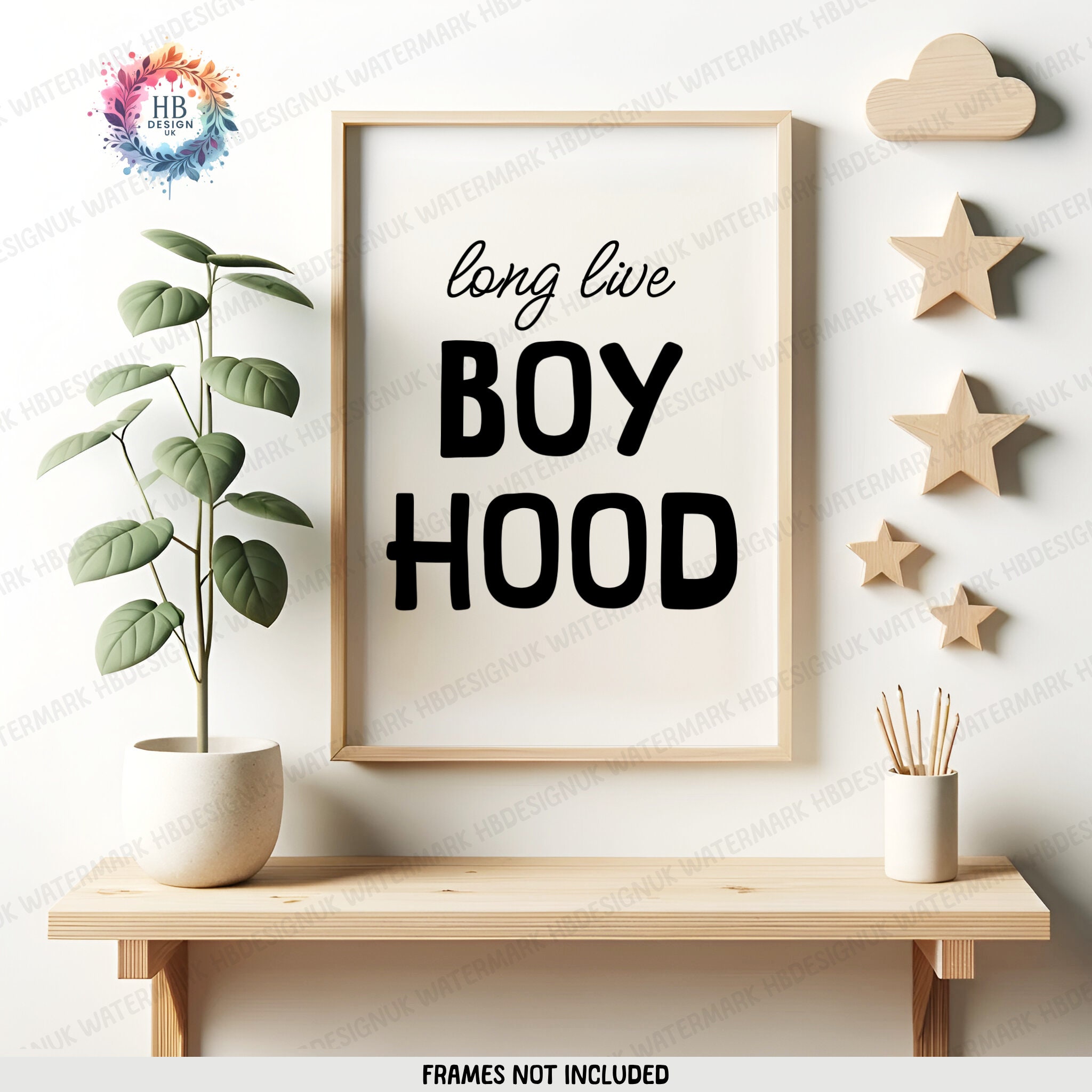 Little Man Cave Poster - Set of 3 Prints | Nursery Room Decor | Little ...