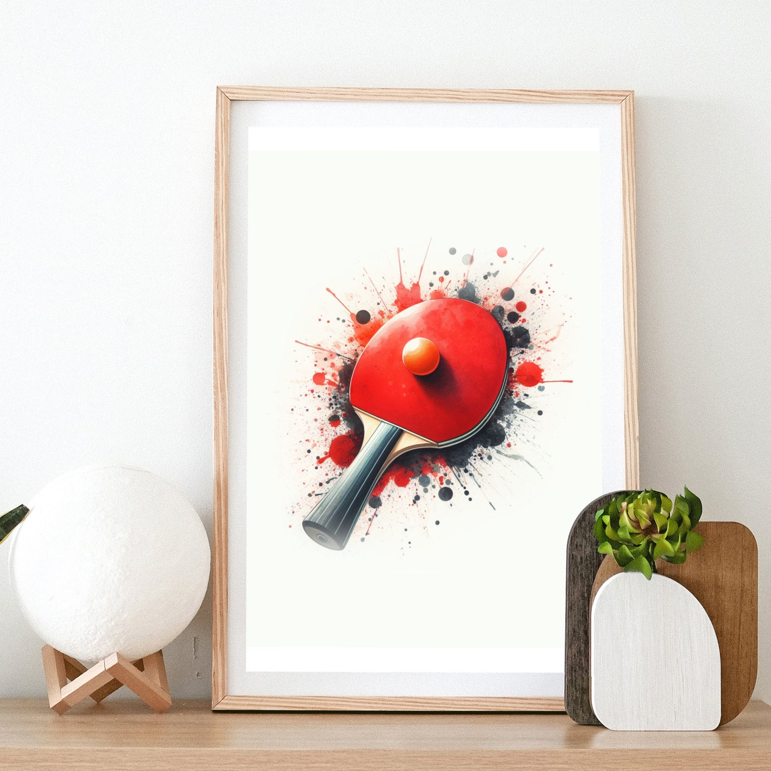 Table Tennis Poster Set - Set of 3 Prints | Ping Pong Gifts ...