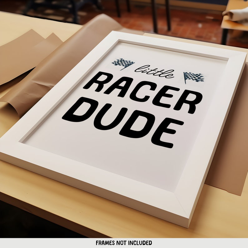 Car Nursery Print - Set of 3 Posters | Little Racer Dude Nursery ...