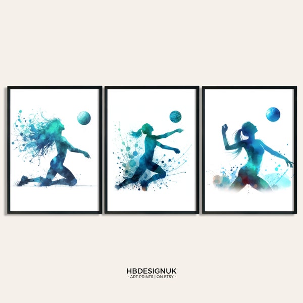 Volleyball Wall Art - Etsy