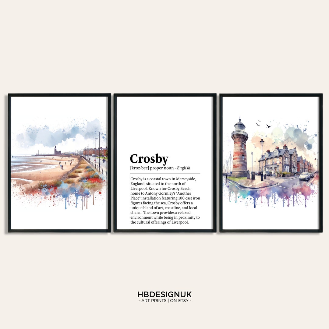 Crosby Poster Set - Poster Set - 3 Poster | Crosby Aquarell Bild ...