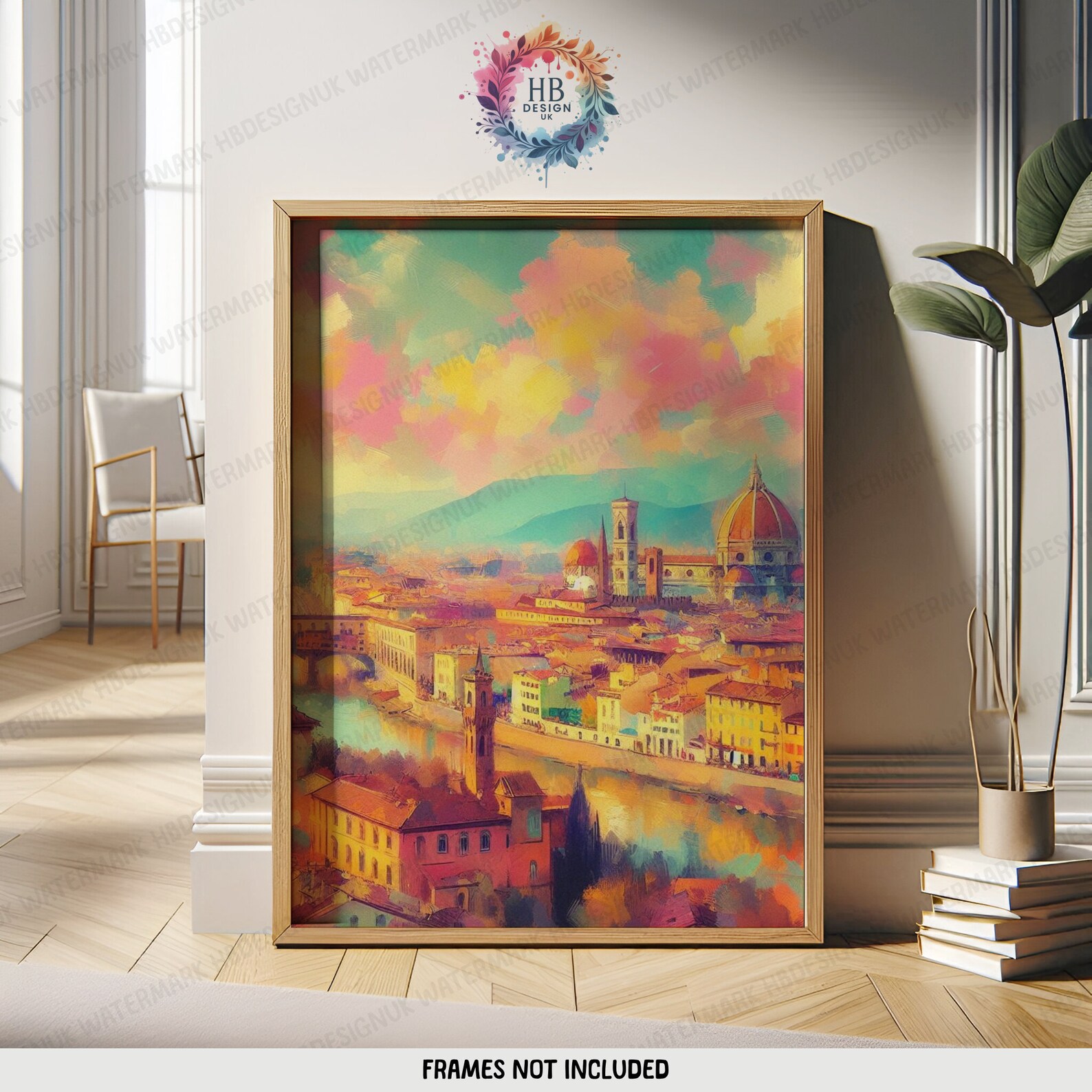 Florence Poster Prints - Set of 3 Posters | Vintage Wall Art Decor ...
